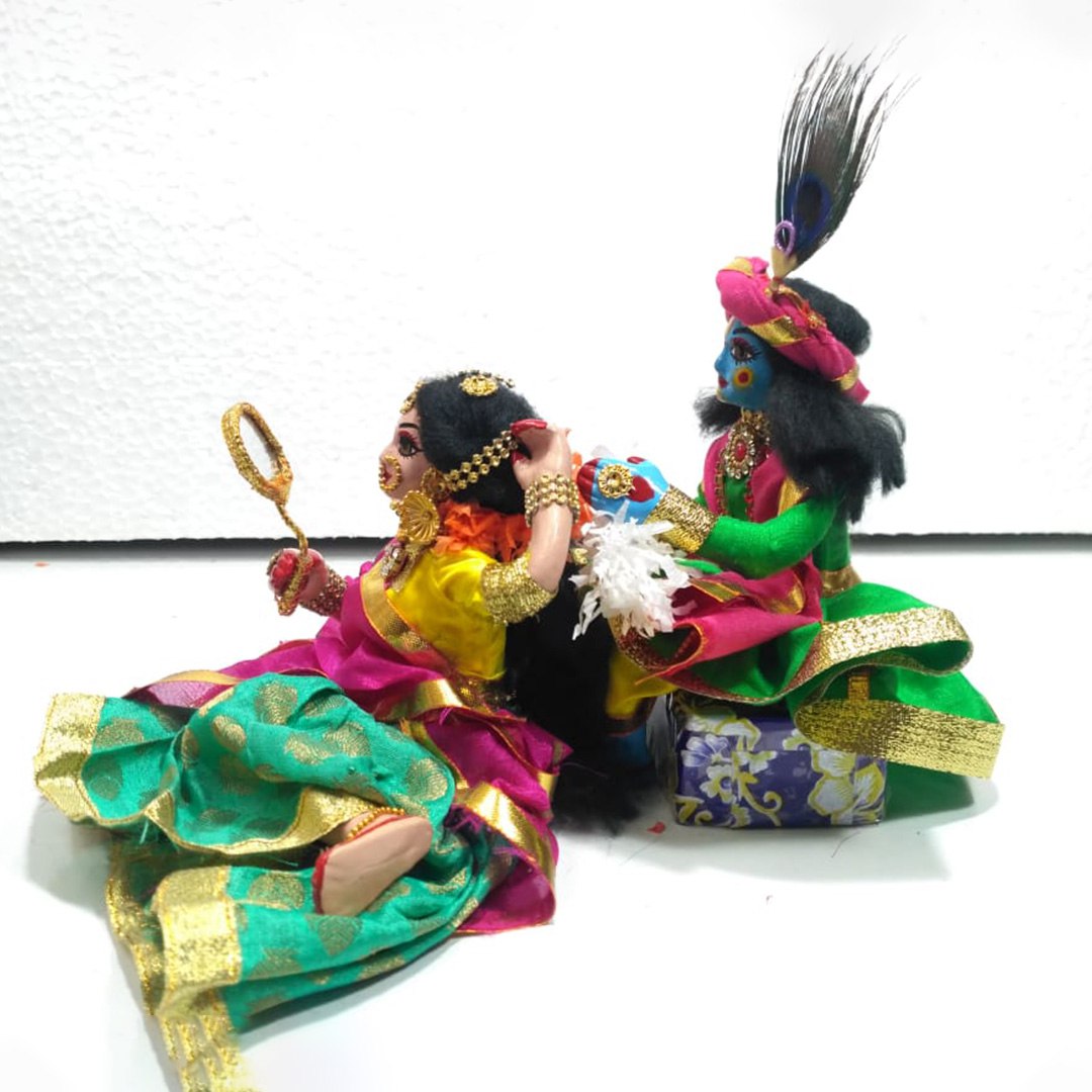 Buy Radha Krishna Shringar | Divine Collection by 64 Kala – 64kala