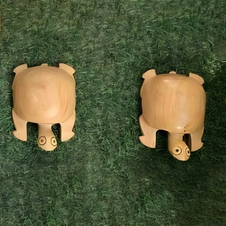 Buy Kadamwood Tortoise Set | Handcrafted Wooden Decor – 64kala